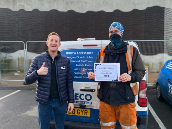 RECO Hoist Hire & Sales 2020 Awards | Recognition of Tremendous Efforts