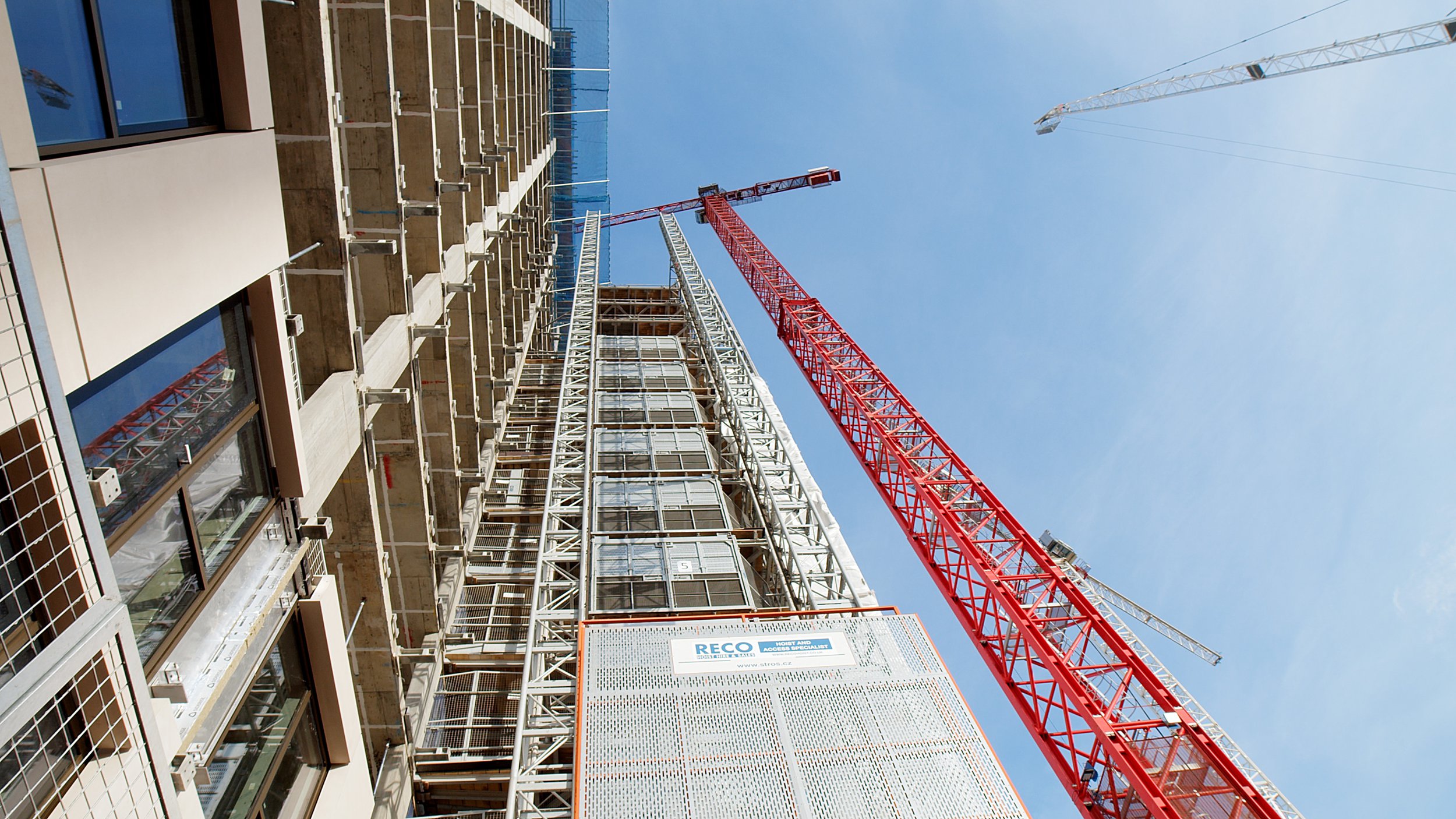 Stros Mammoth Passenger Hoist Hire | Largest Construction Hoist