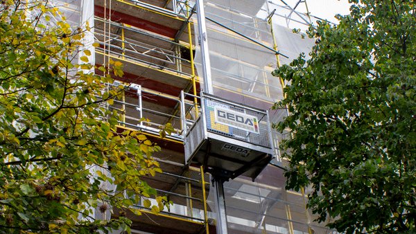GEDA 300Z Goods Hoist Hire | Small 300kg Construction Hoist