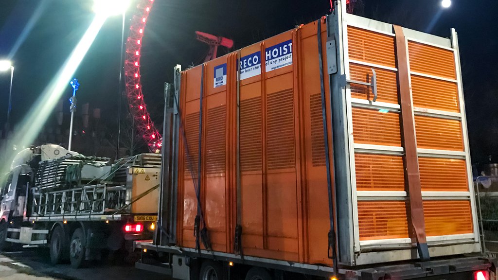 Construction Hoists Hire | UK Rental of Rack & Pinion Hoists